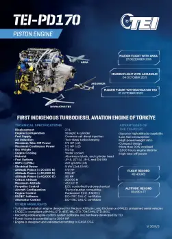 TEI - TEI-PD170 Turbodiesel Aviation Engine